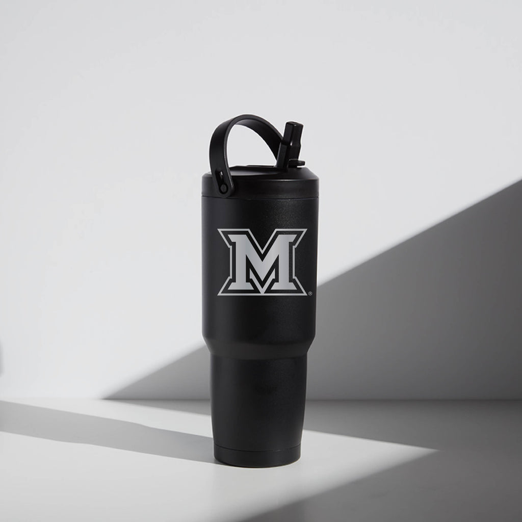 32 oz Miami University Tumbler | Shop 32 oz Miami Block Tumblers – WATR