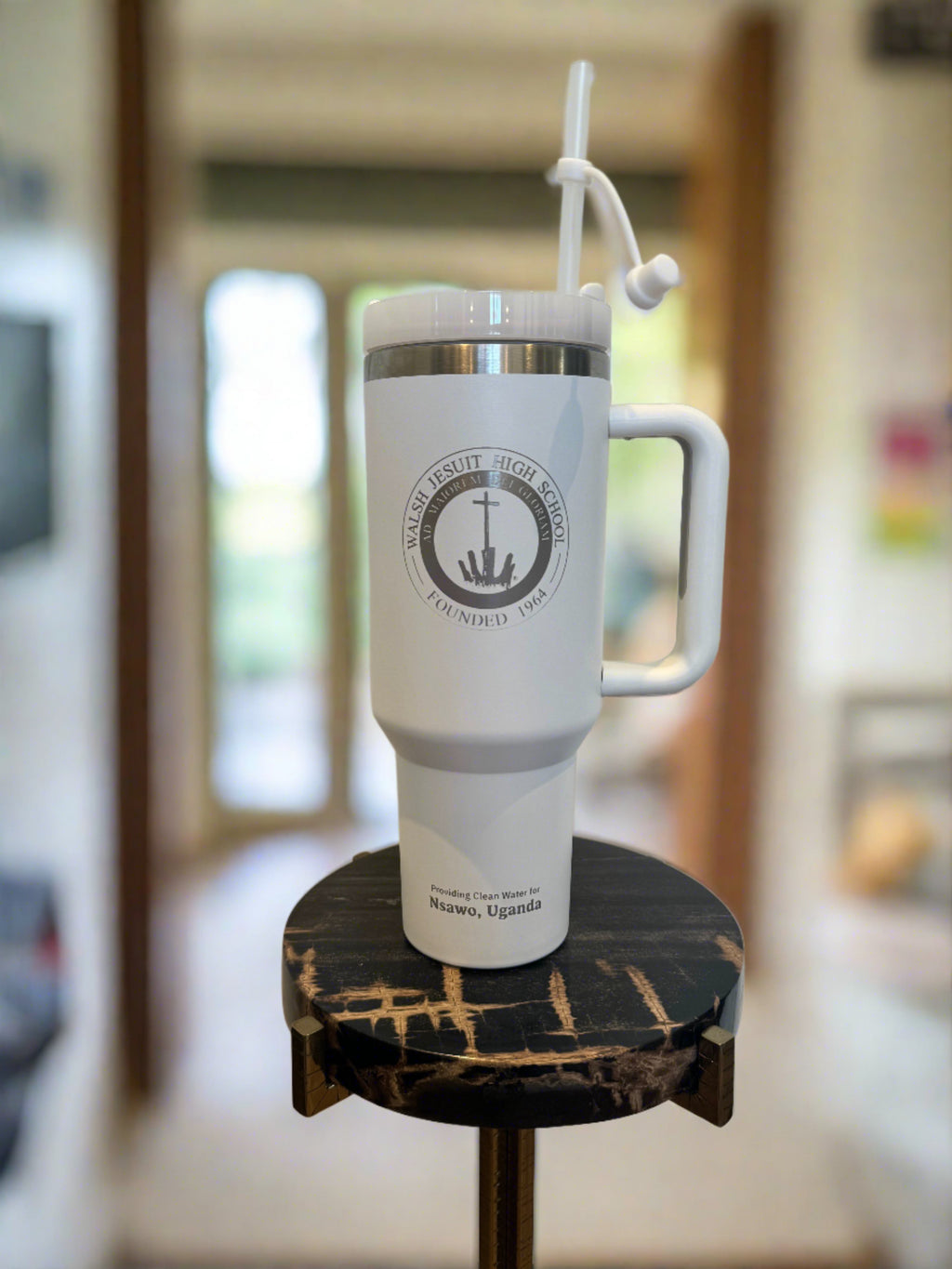 Walsh Jesuit AMDG Crest 40oz Tumbler | All Tumblers - We Are The Ripple